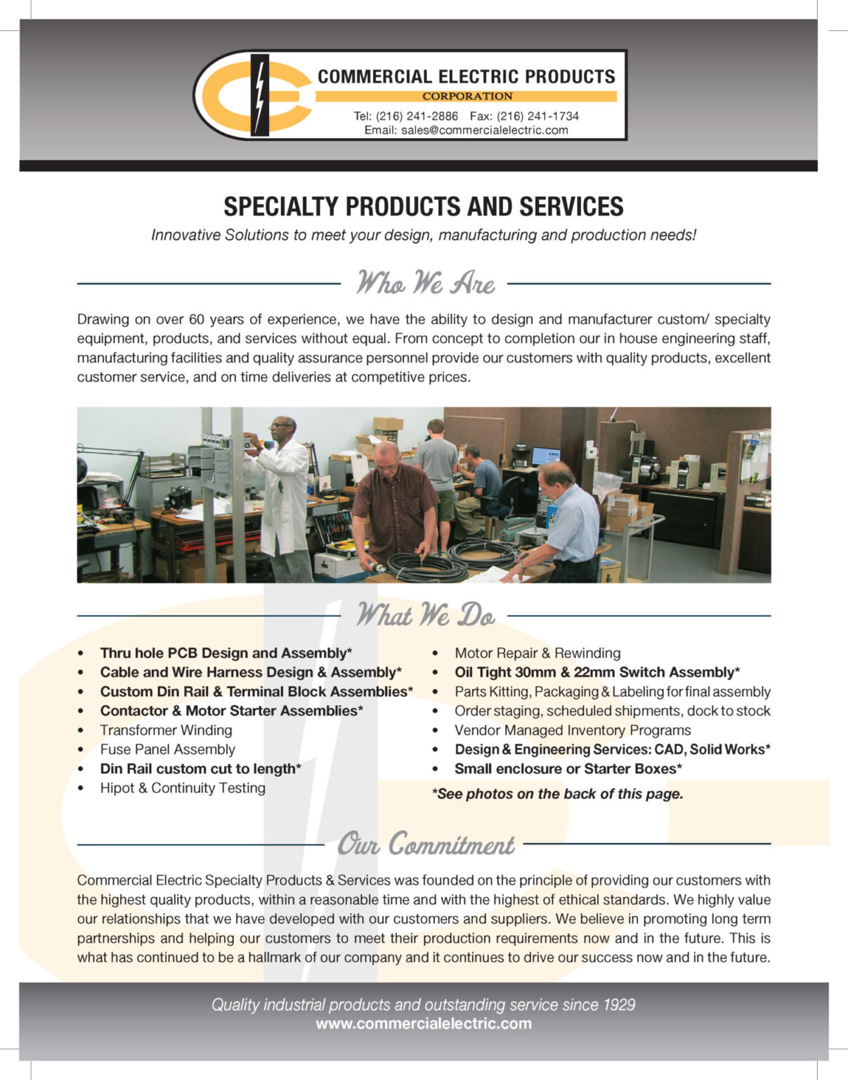 Distribution - Commercial Electric